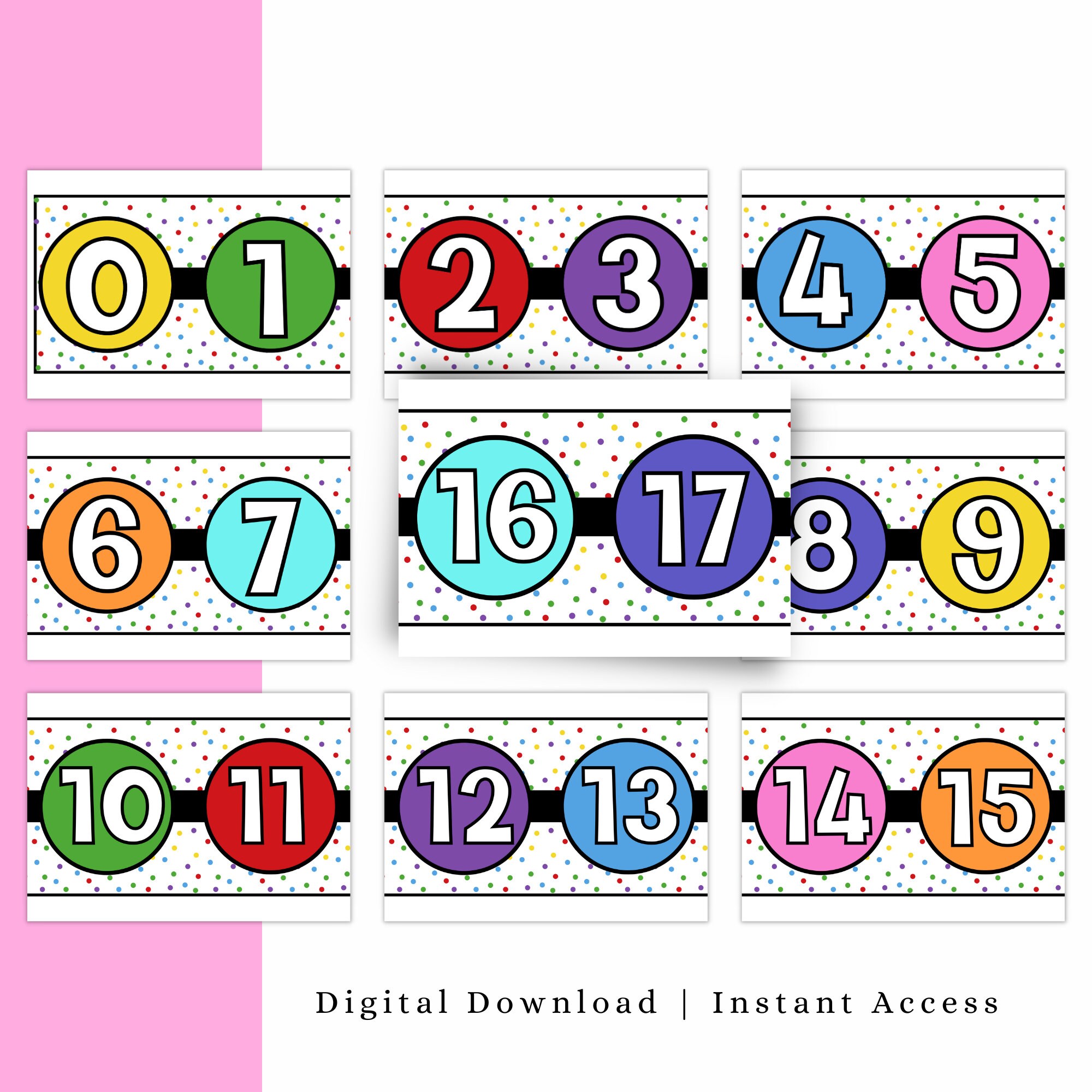 Number Line | Inside Out Colors | Inside Out Color Number Line ...