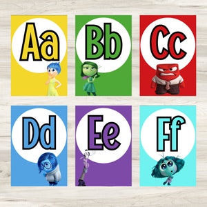 Inside Out Alphabet Letters Alphabet Posters Inside Out Classroom ...