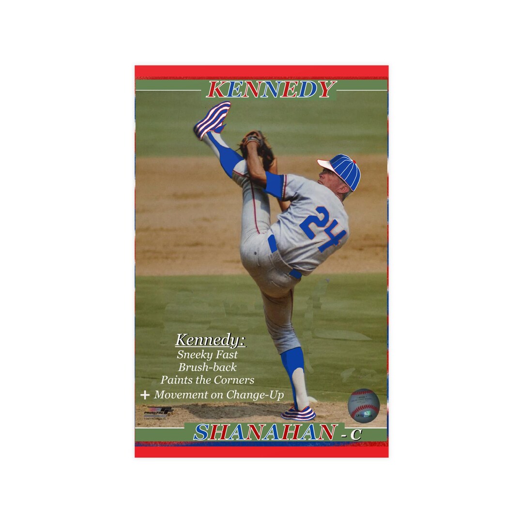 Kennedy Pitcher Vertical Matte Poster k-slspitcher - Etsy