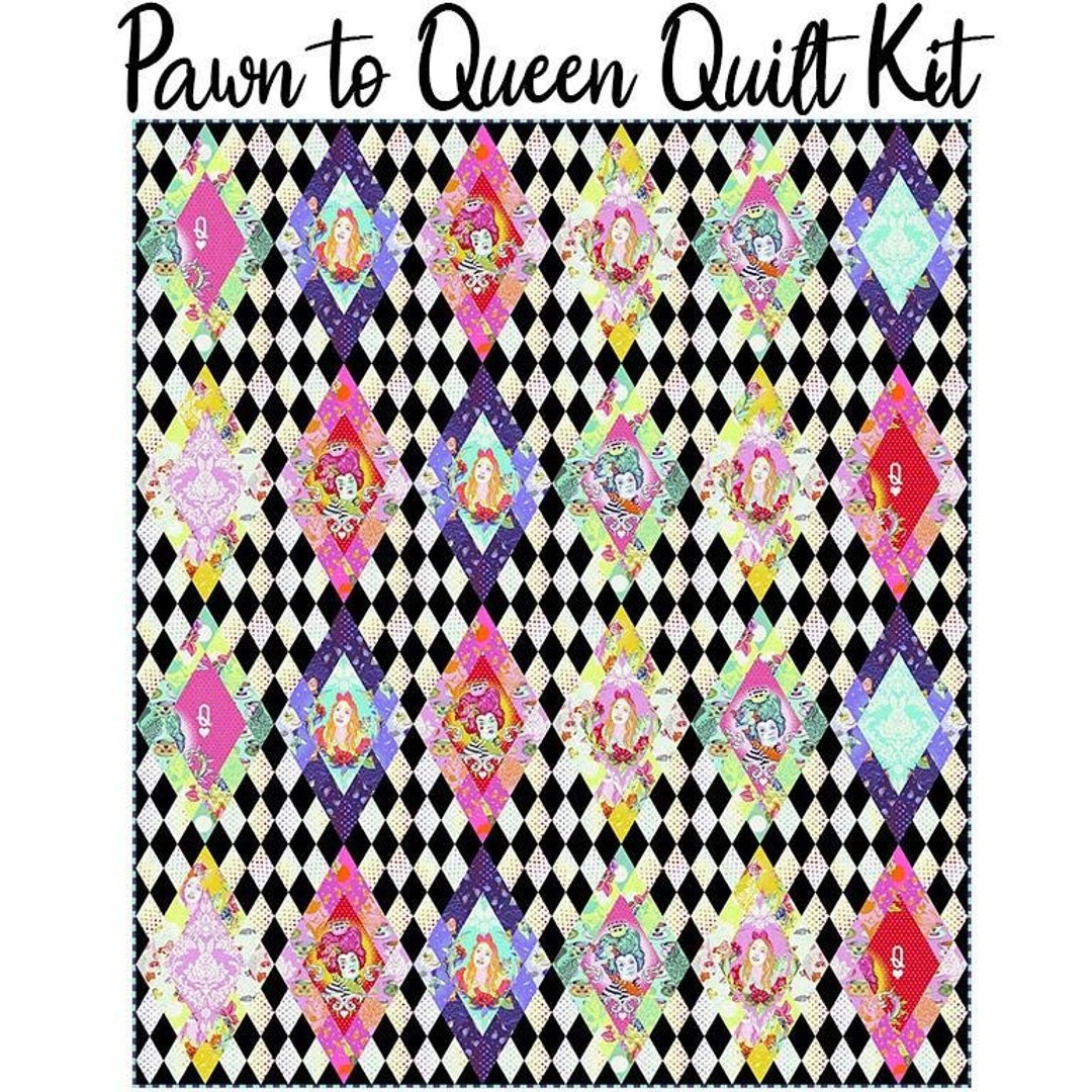 Pawn to Queen Quilt Kit Tula Pink Alice in Wonderland Curiouser and ...