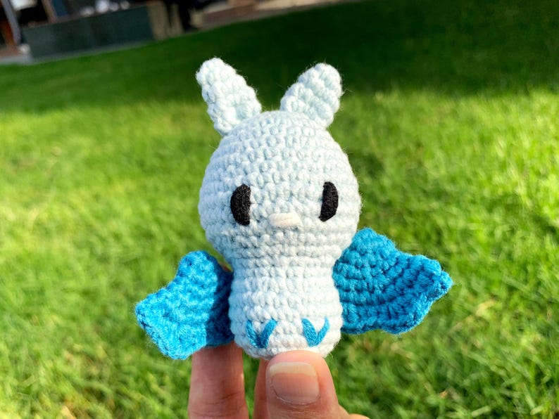Crochet Amigurumi Pattern - Eaay Crochet Bat Keychain Pattern, Cute ...