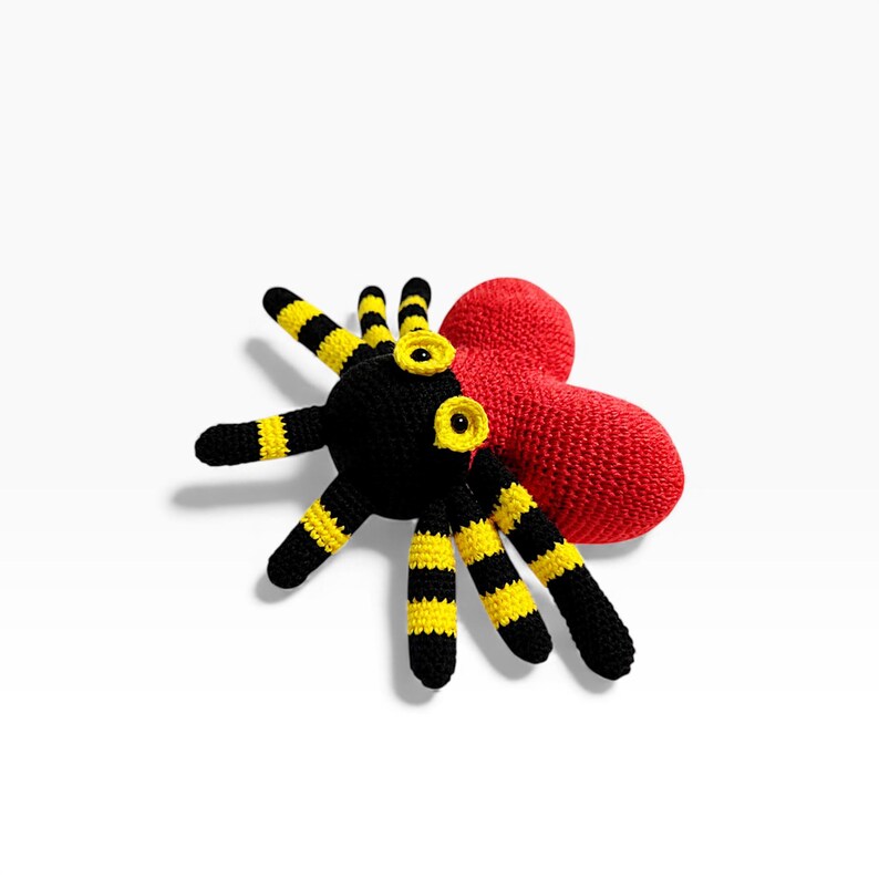 Aranha de Crochê em PDF – Padrão de Aranha Amigurumi – Tutorial de ...