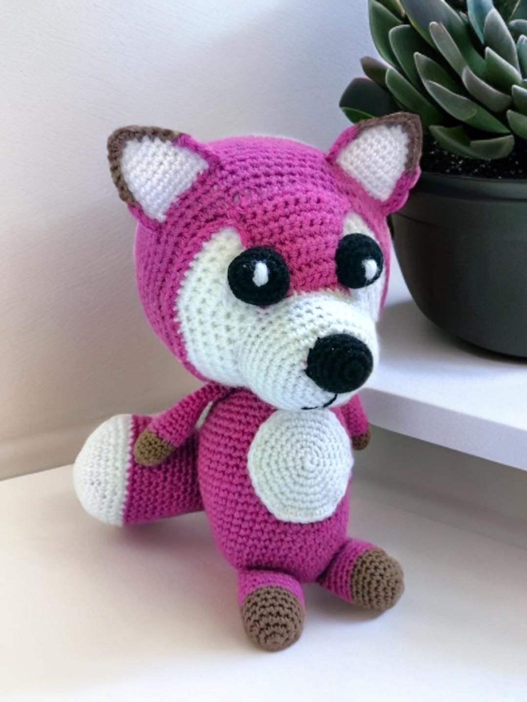 Fox Stuffed Animal, Fox Crochet Pattern, Fox Baby Toy, Soft Fox Toy ...