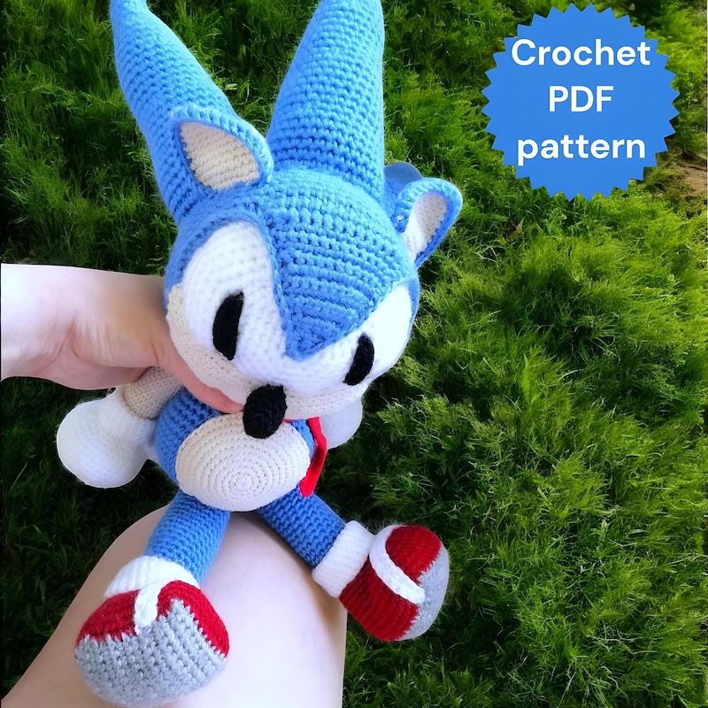 Plush Sonic Pattern - Etsy