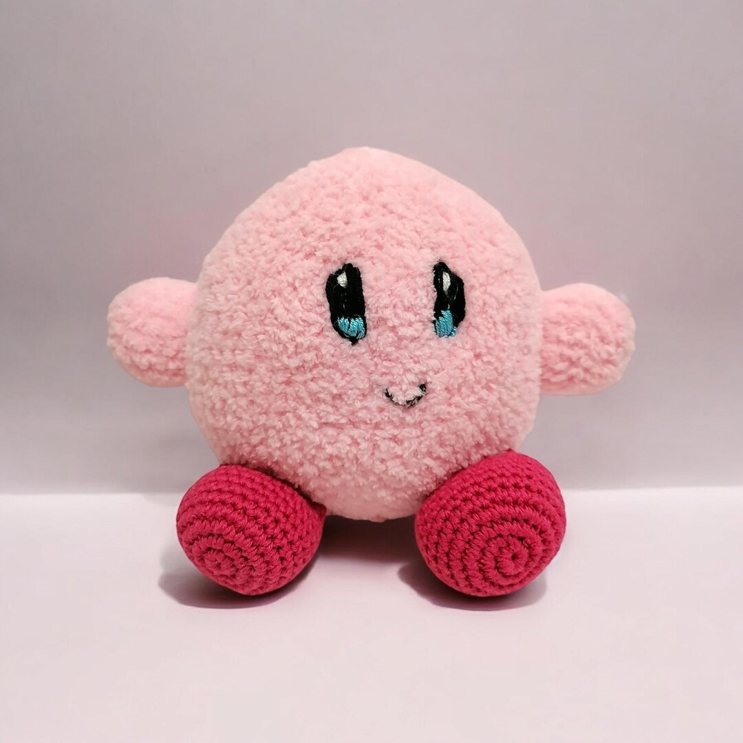 Kirby Crochet Pattern Amigurumi Kirby Plushie, Soft Kawaii Kirby Toy ...