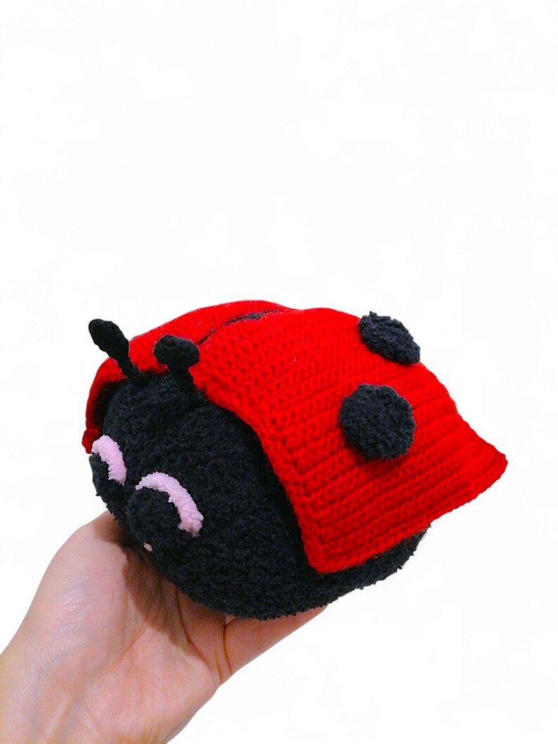 Ladybug Crochet Amigurumi Pattern Easy Crochet Bug, Cute Ladybug Plush ...