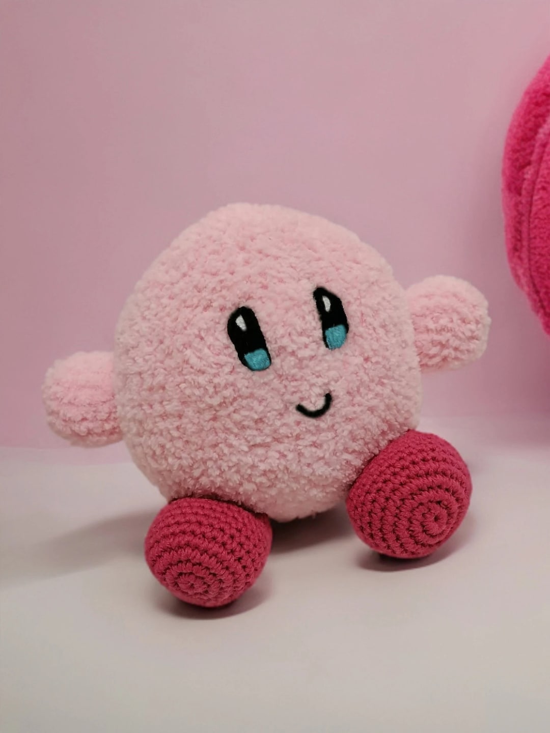Crochet Kirby, Kirby Plushie, Kirby Doll Kirby Stuffed Toy, Plush Kirby ...