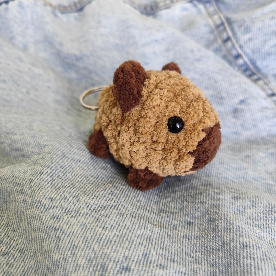 Crochet Pattern: Capybara Amigurumi, Capybara Keychain, Capybara Plush ...