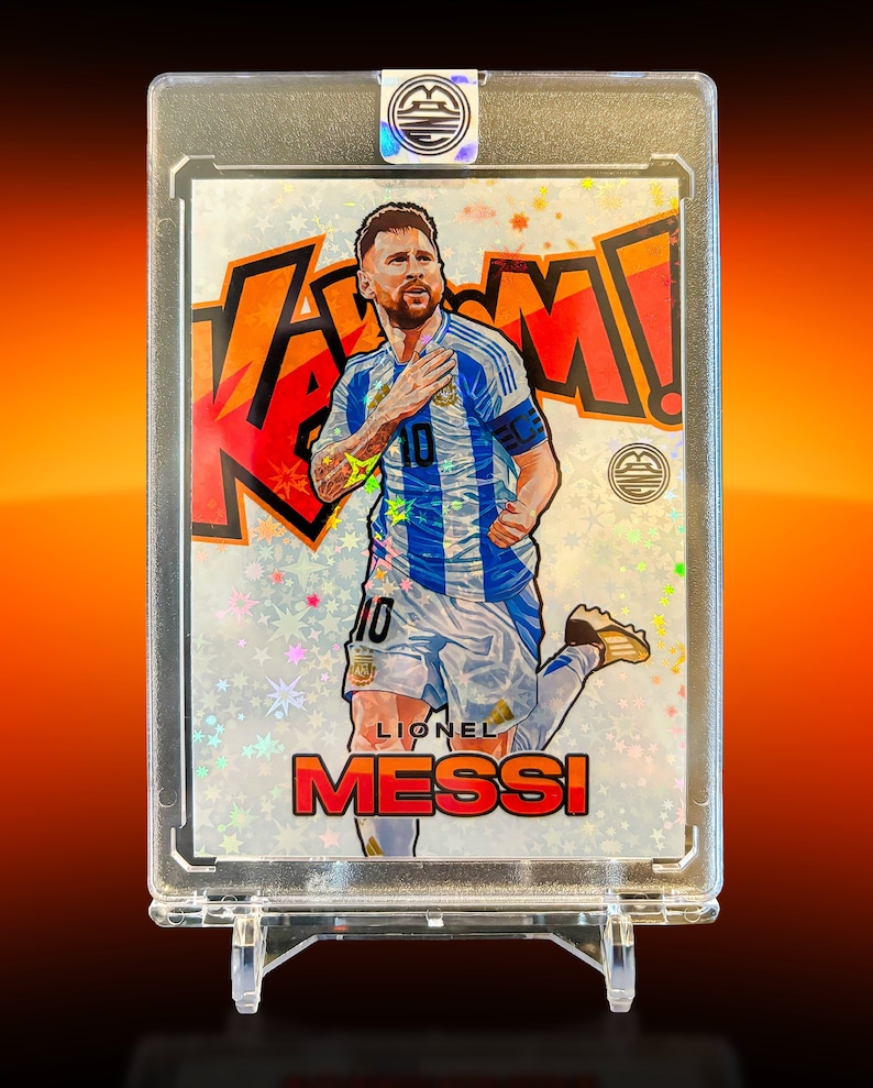 LIONEL MESSI - KABOOM! Original Artwork Sports Card - Etsy