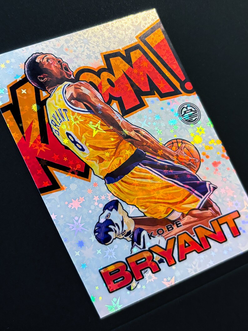 KOBE BRYANT - KABOOM! Original Artwork Sports Card - Etsy