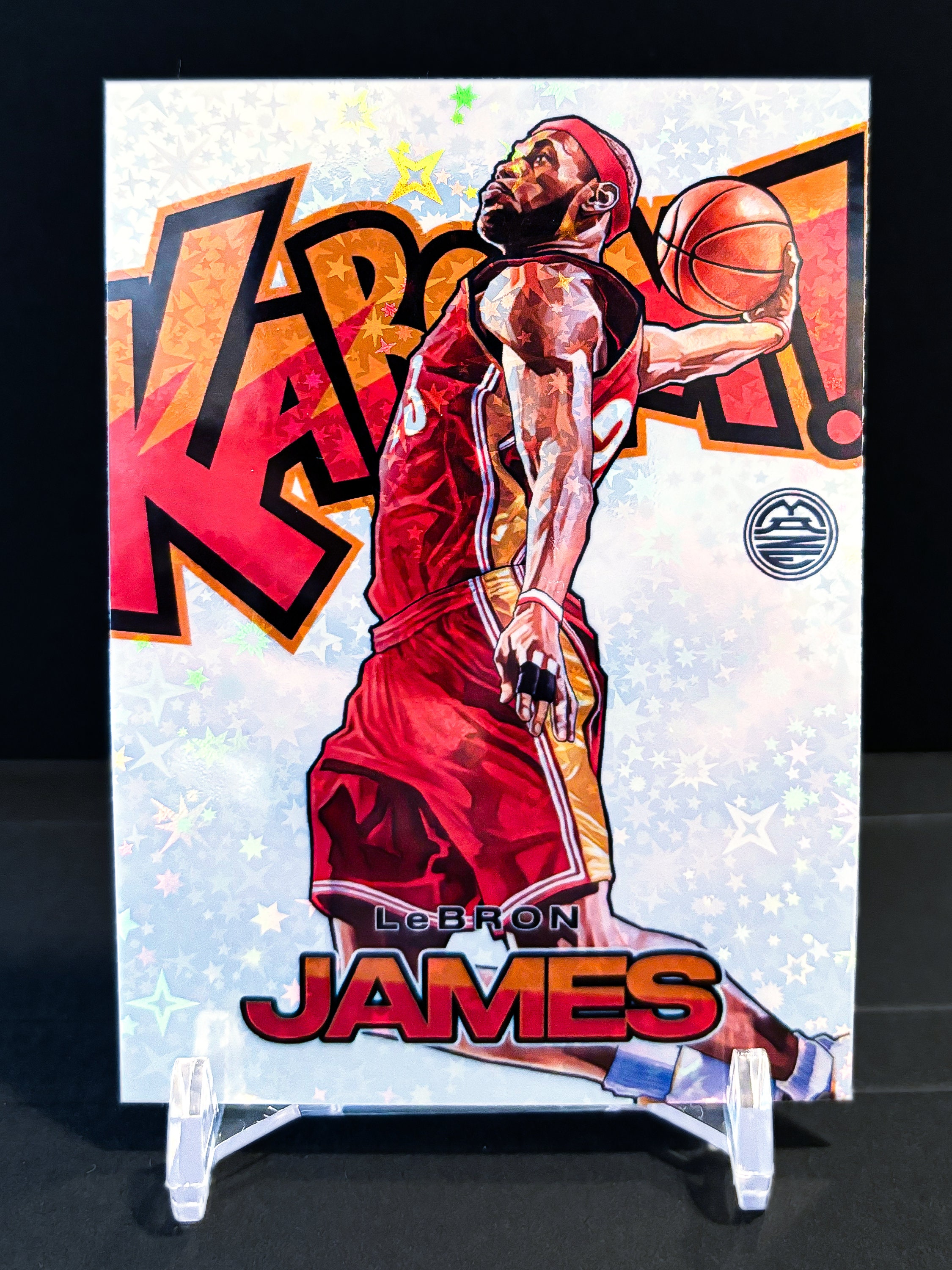 Lebron JAMES - KABOOM! Original Artwork Sports Card - Etsy
