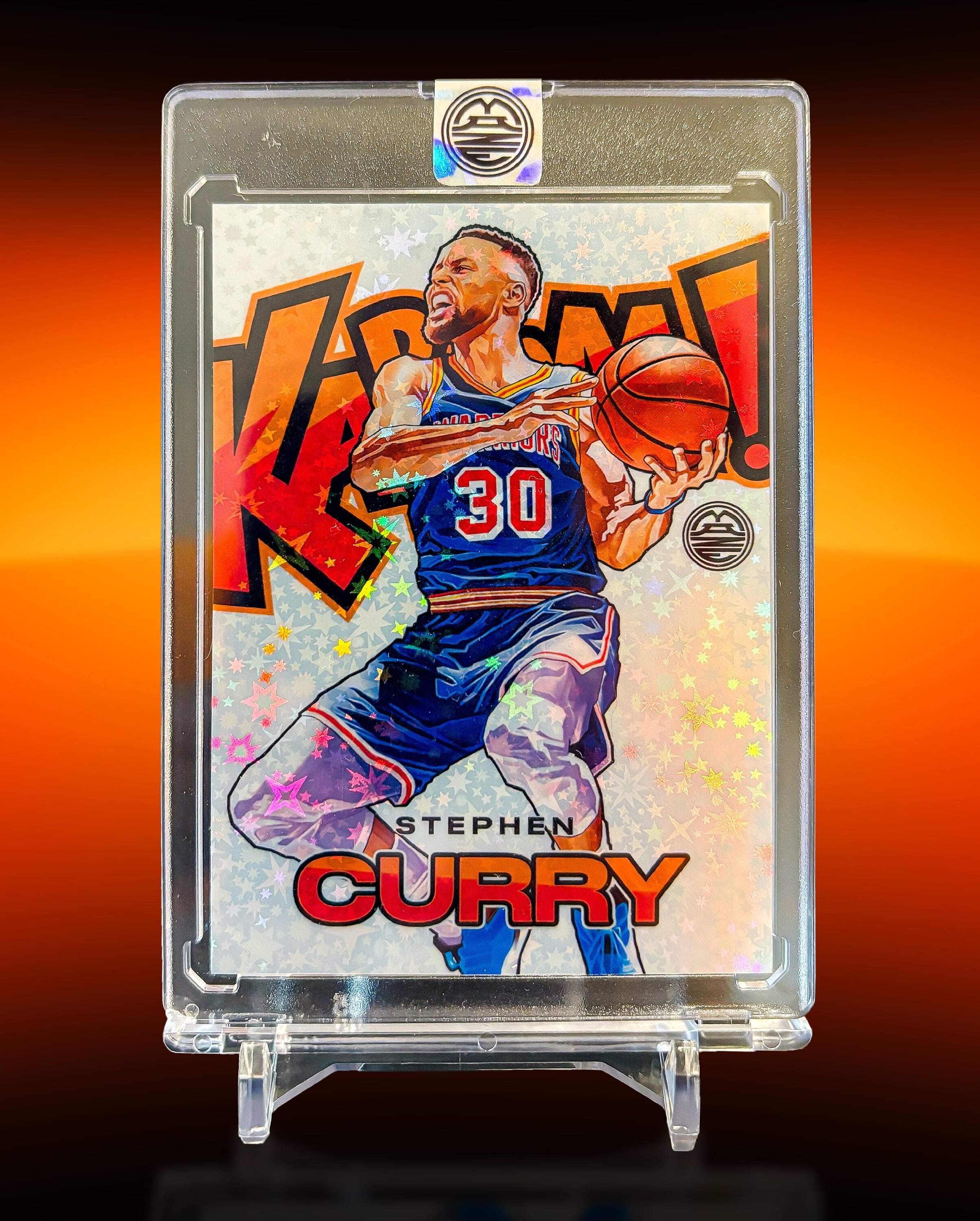 STEPH CURRY - KABOOM! Original Artwork Sports Card - Etsy