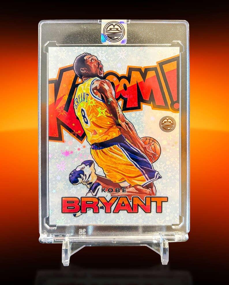 KOBE BRYANT - KABOOM! Original Artwork Sports Card - Etsy
