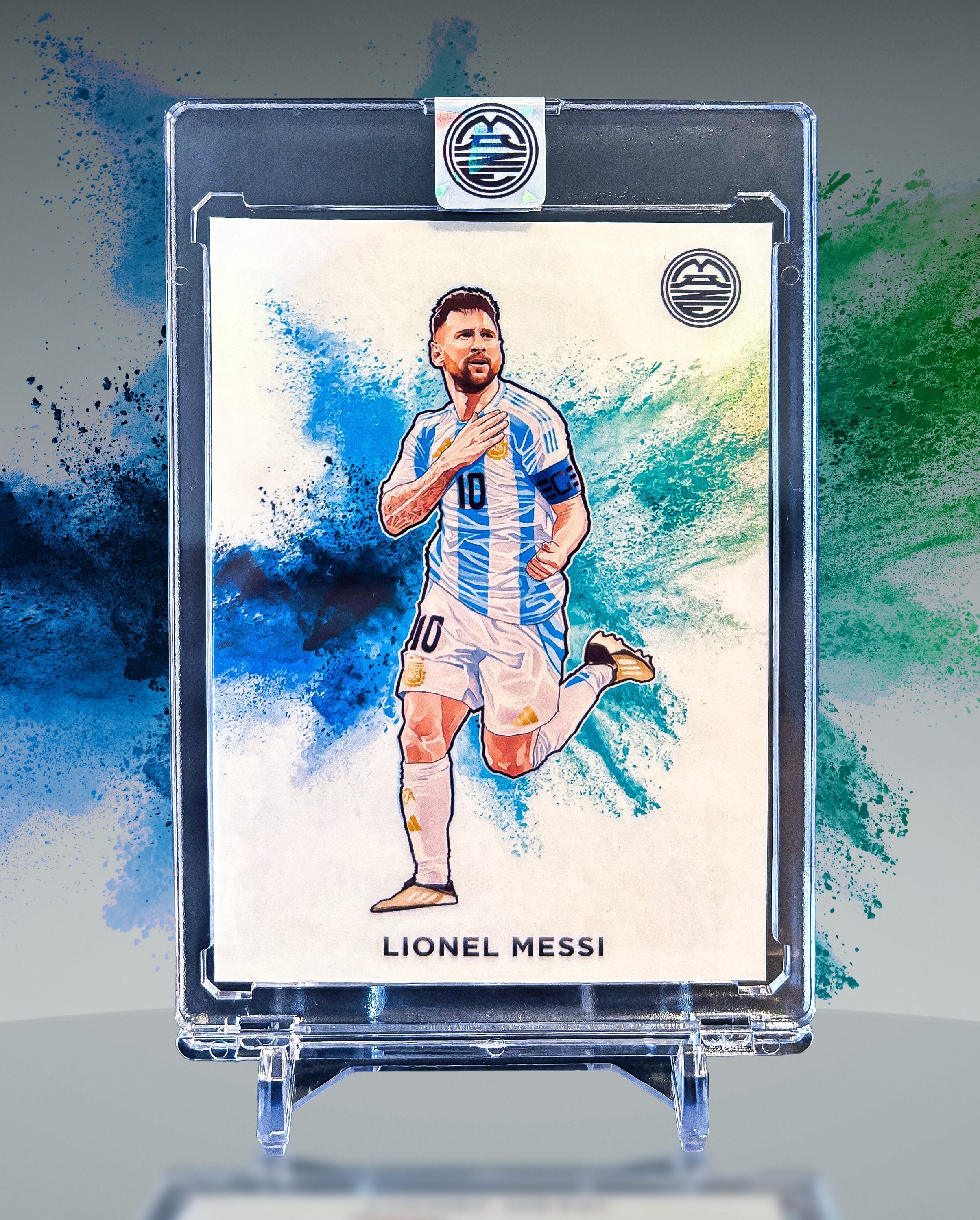 LIONEL MESSI White Color Blast Original Artwork Sports Card - Etsy
