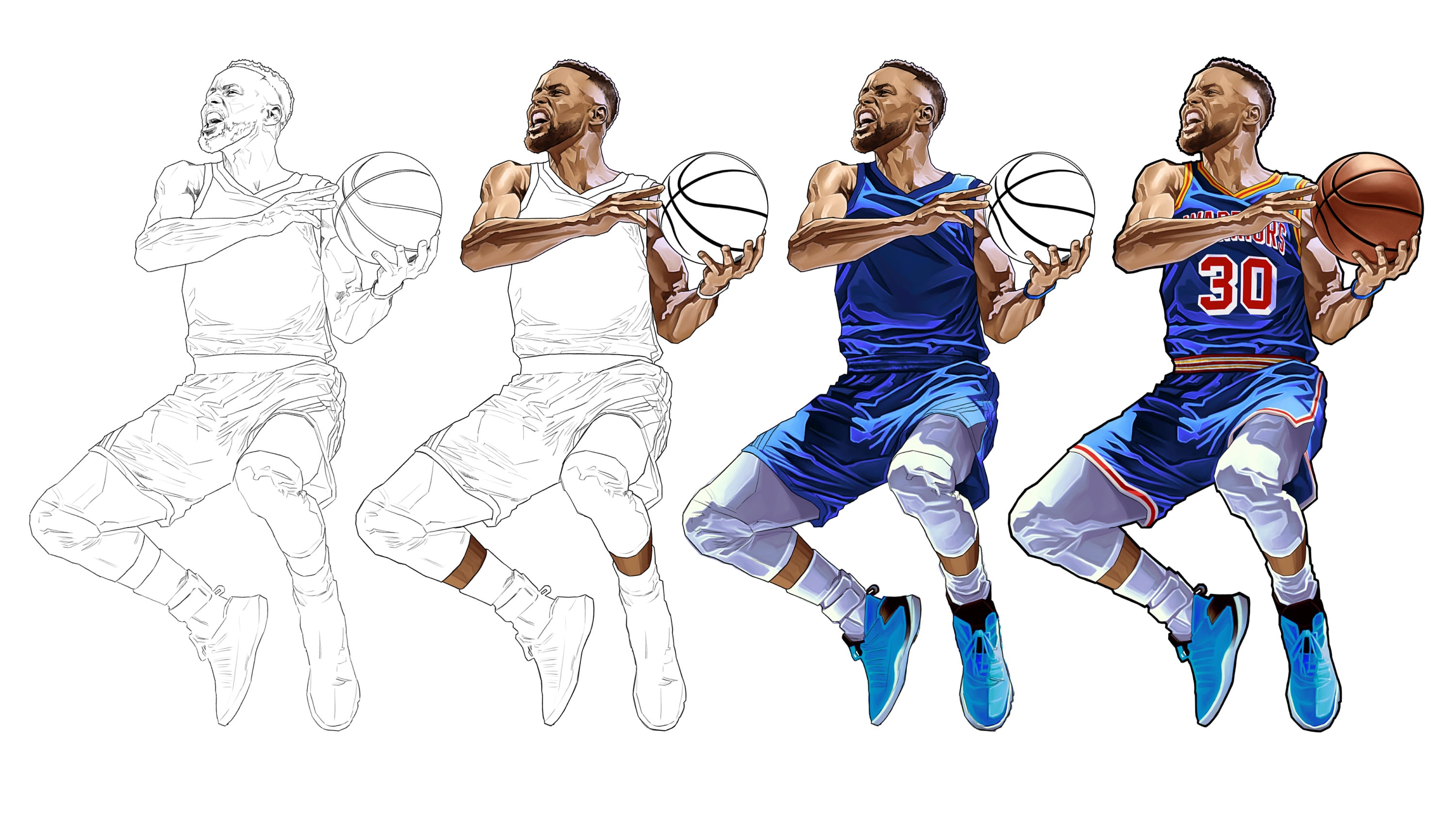 STEPH CURRY - KABOOM! Original Artwork Sports Card - Etsy