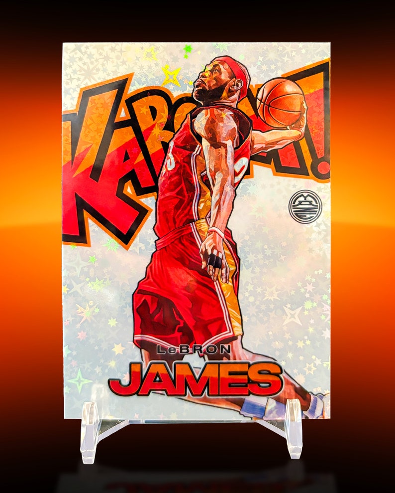 Lebron JAMES - KABOOM! Original Artwork Sports Card - Etsy