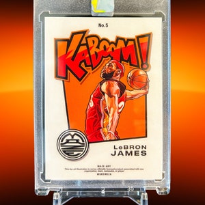 Lebron JAMES - KABOOM! Original Artwork Sports Card - Etsy