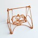 Miniature Copper Garden Swing Wire Sculpture - Etsy