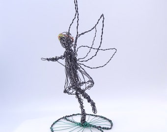 Dancing With A Dream Wire Fairy Sculpture Fantasywire Inspired - Etsy