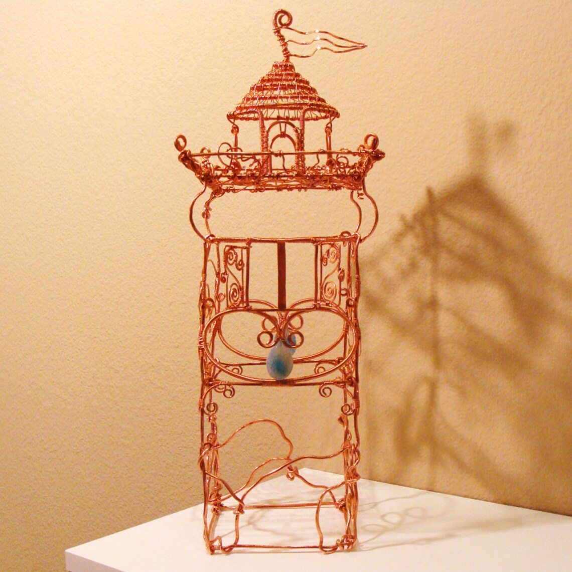 Rapunzel's Tower Copper Wire Sculpture Fairytale Castle - Etsy