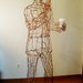 Office Man Lifesize Copper Wire Sculpture - Etsy