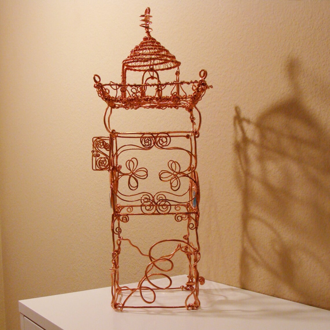 Rapunzel's Tower Copper Wire Sculpture Fairytale Castle - Etsy