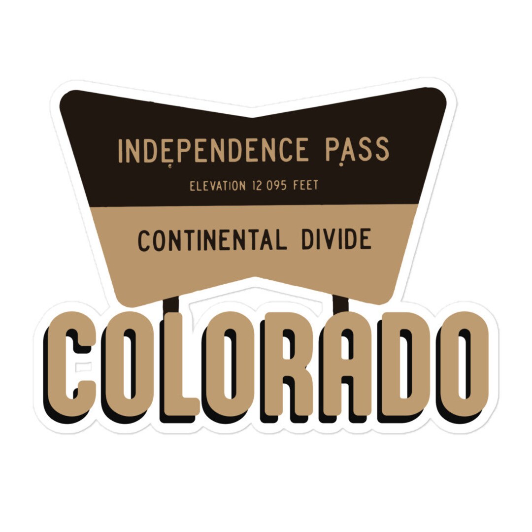 Colorado Continental Divide Sticker/ Collectible Stickers/ 50 States ...