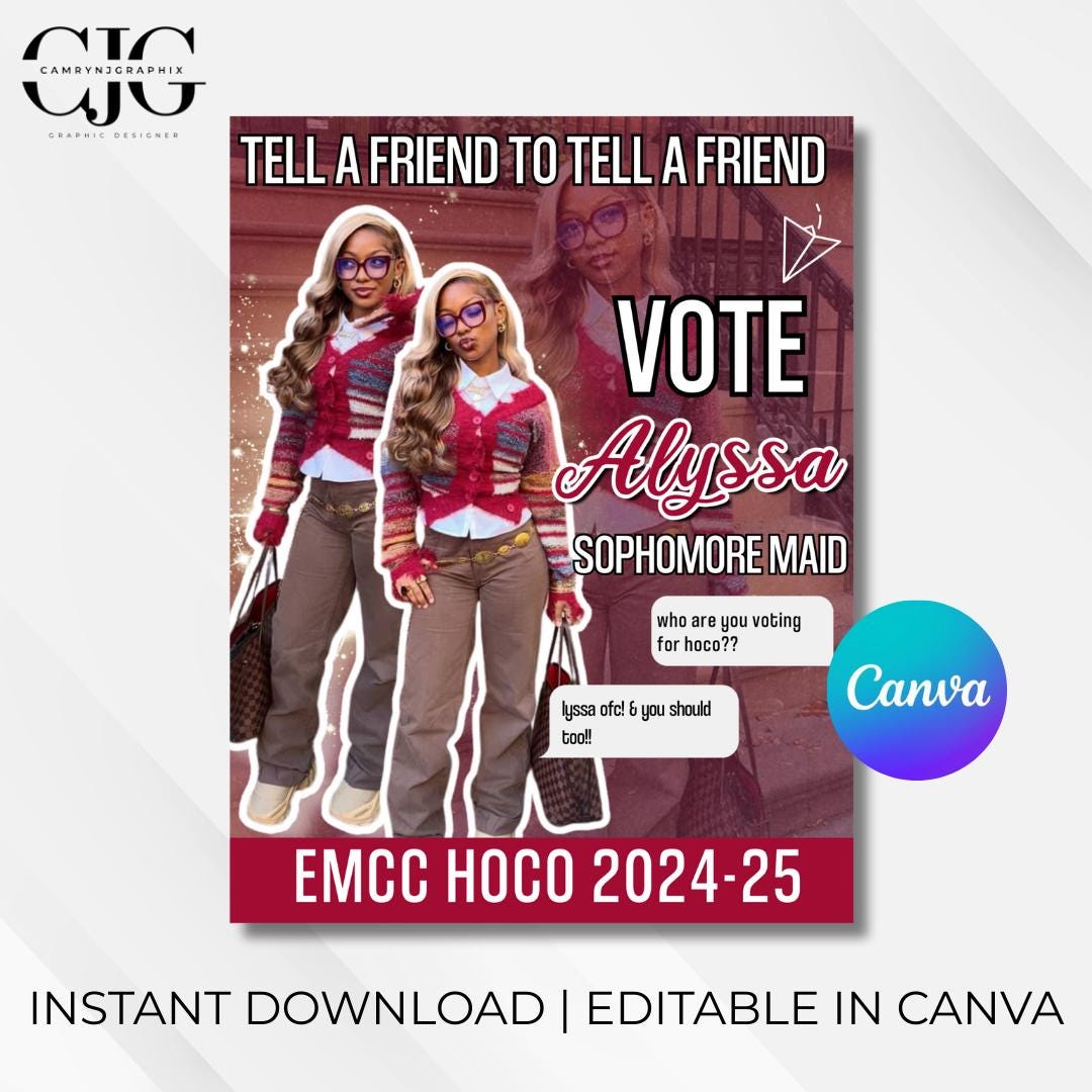 Customizable Text Message Homecoming Flyer: Campaign Flyer Template ...