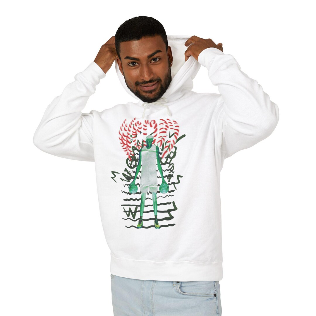 Wemby A.k.a. Wembanyama Iconic Alien Pose With Candy Cane Design Unisex ...