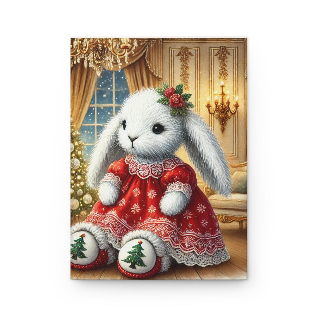 Bea the Christmas Rabbit Journal - Etsy