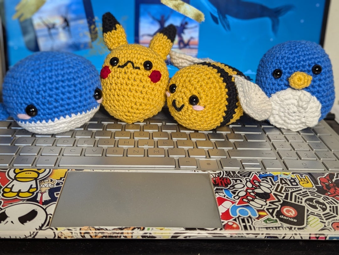 Set of 2 Crochet Plush Toy- Amigurumi Study Buddy/emotional Support ...