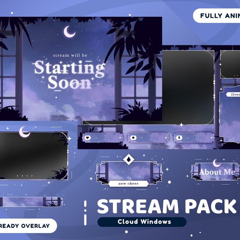 Windows Twitch Overlay - Etsy