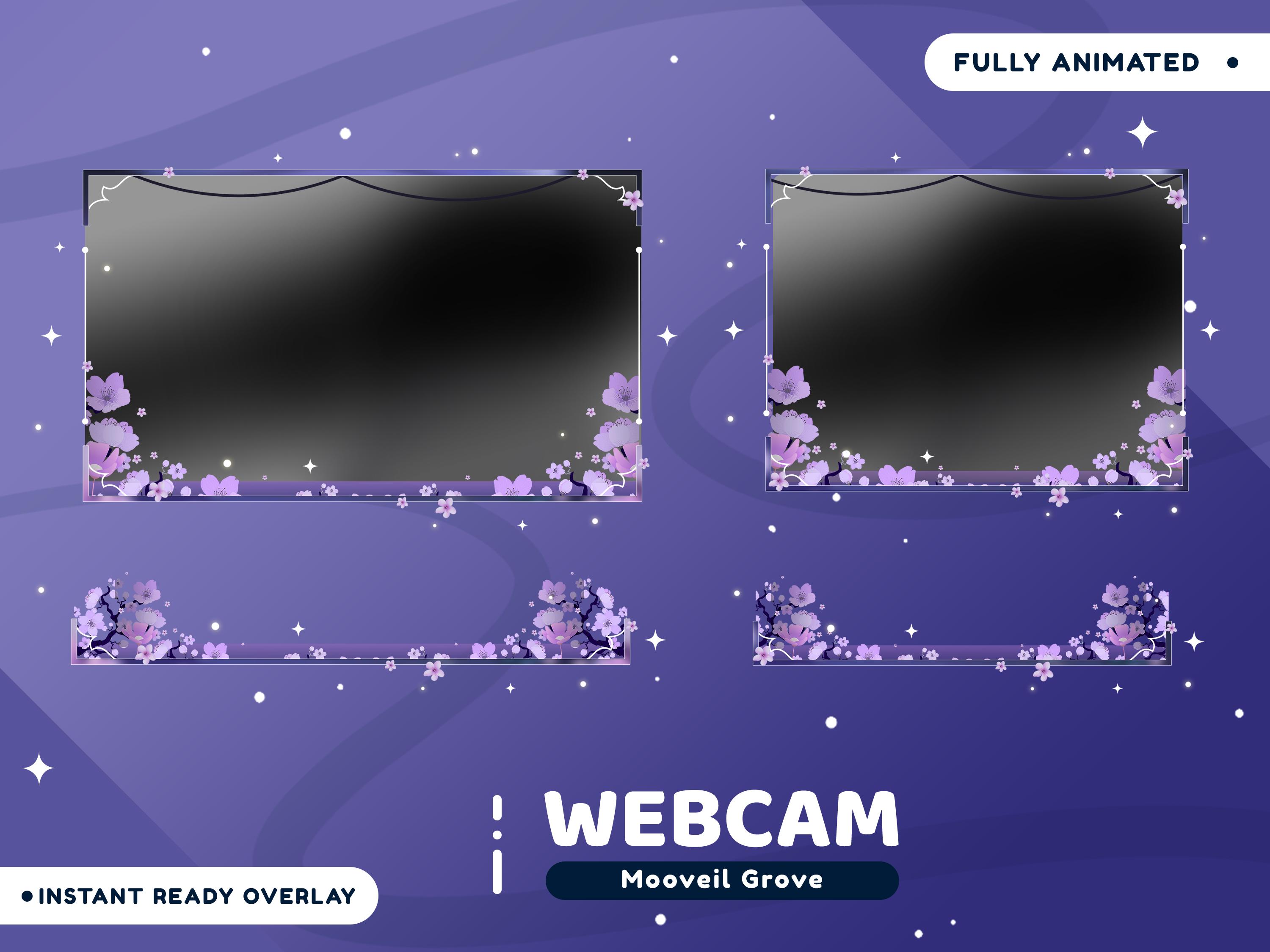 Moonveil Grove Animated Stream Overlay Package for Twitch Bundle ...