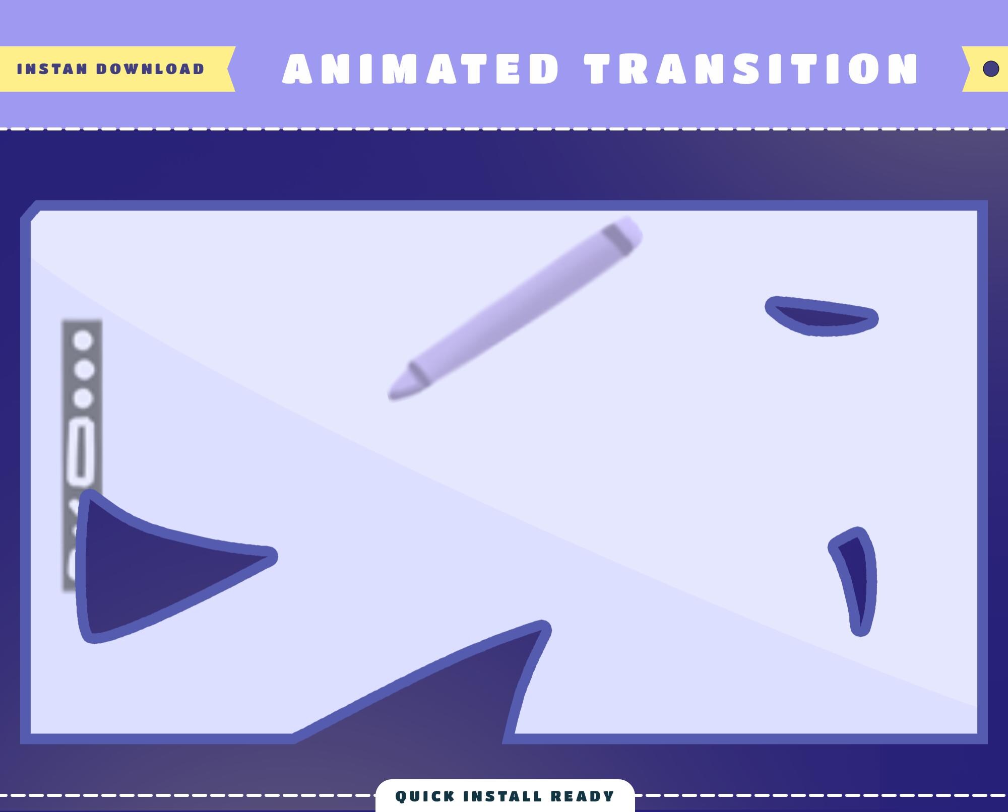 Midnight Lofi Animated Stream Overlay Package for Twitch Bundle, Twitch ...