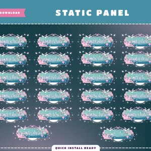 Sakura Dream Animated Stream Overlay Package for Twitch Bundle, Pink ...