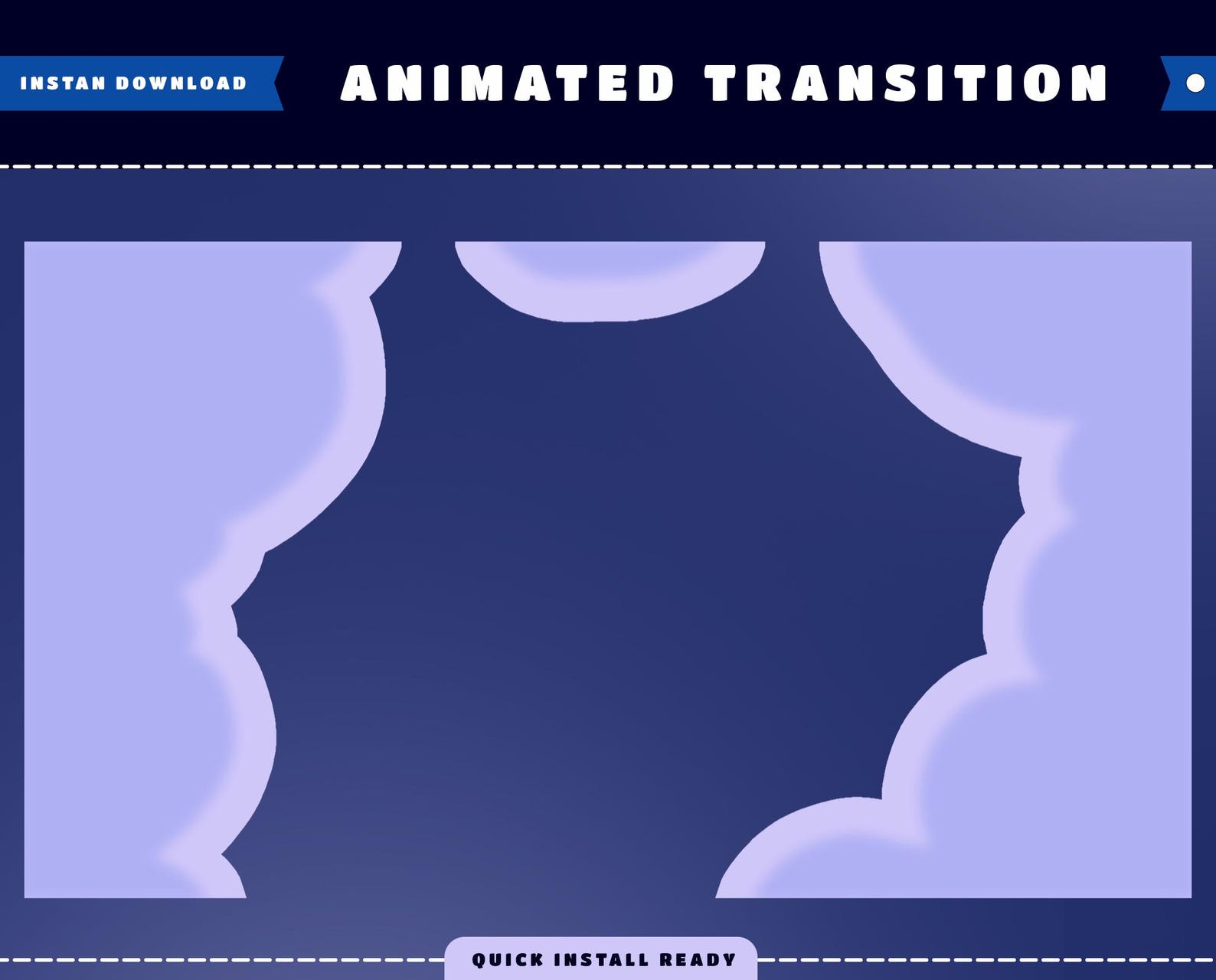 Cloud Sea Animated Stream Overlay Package for Twitch Bundle, Twitch ...