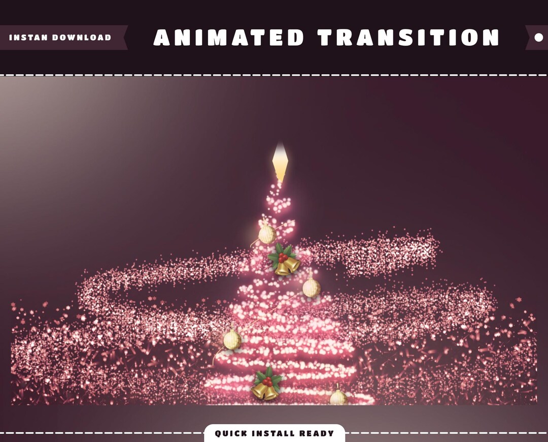 Sparkling New Year Animated Stream Stinger Transition Package for ...