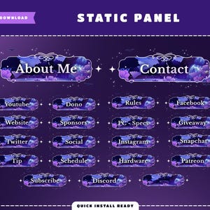 Nightfall Springs Animated Stream Overlay Package for Twitch Bundle ...