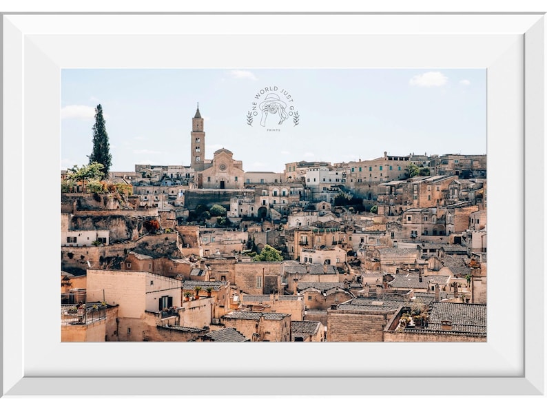 Matera Photo Print, European Architecture, Italian Landscape ...
