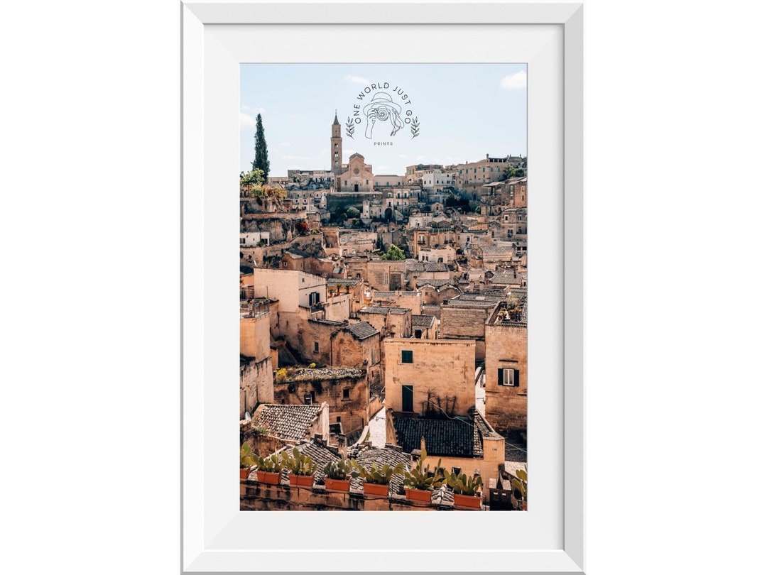 Matera Photo Print, European City Print, Italian Landscape Architecture ...