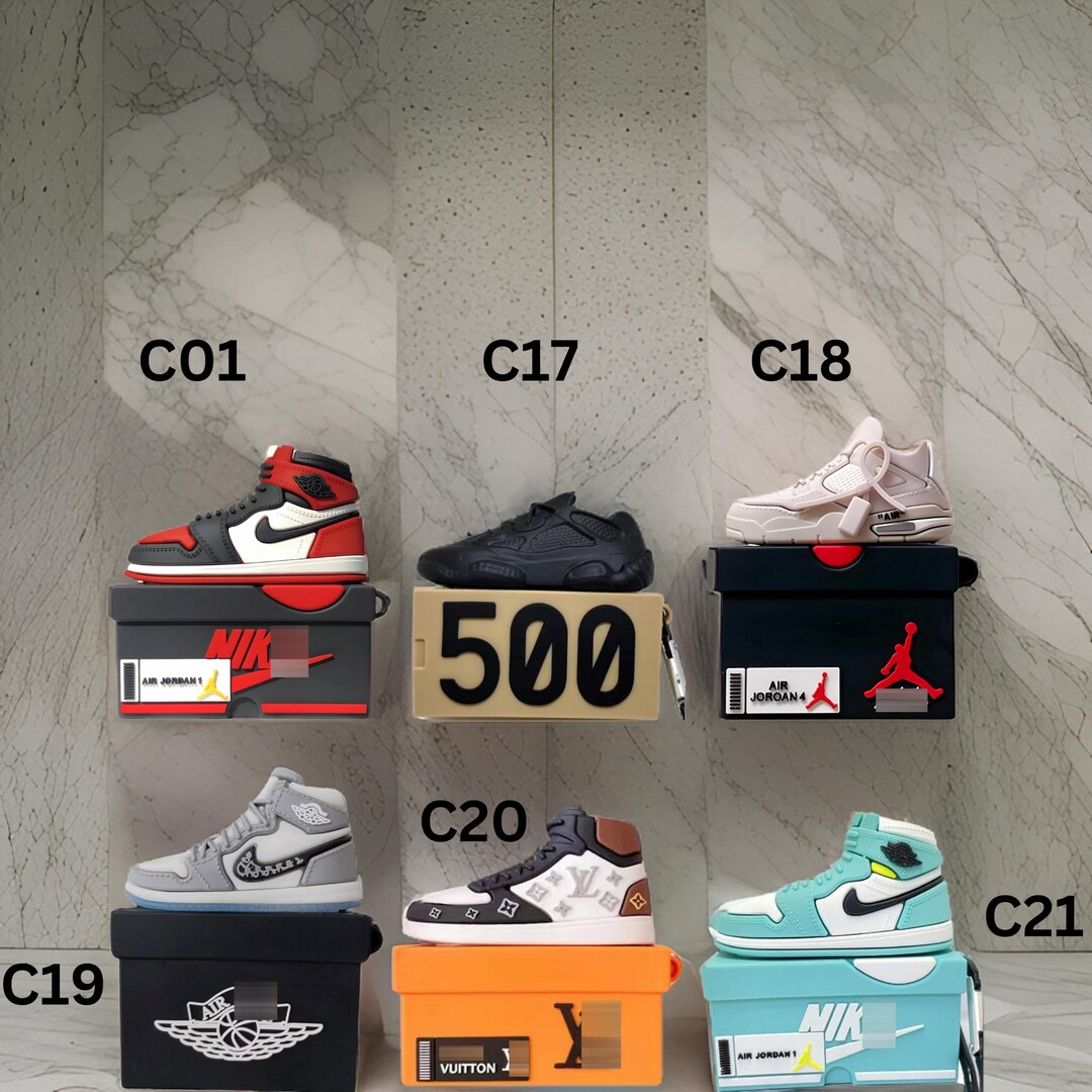 Sneaker Shoe Box Design AirPod Case Custom AirPod Case for Gen 1/2/3 ...