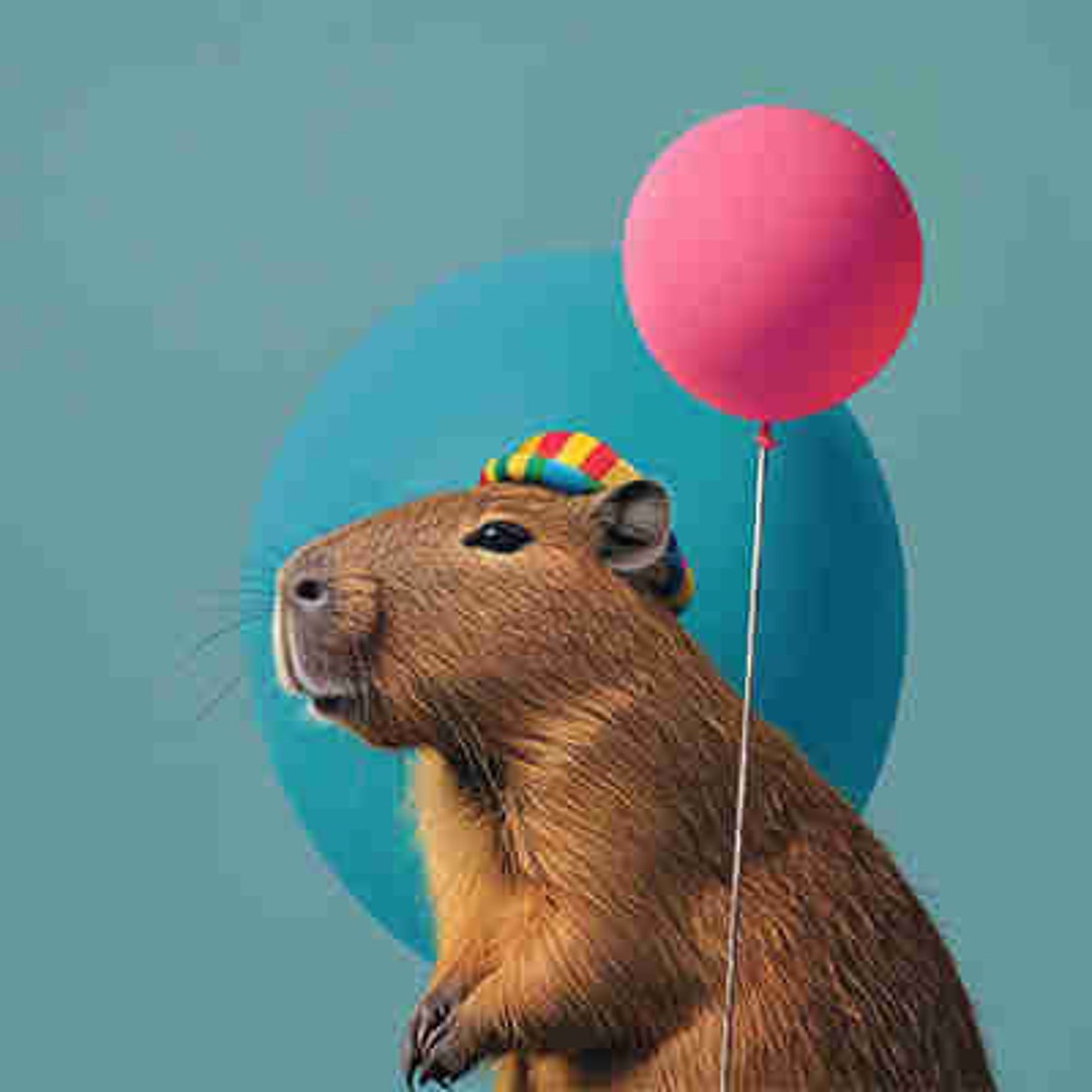 Capybara Template Cute Capybara Monogram Funny Cool Gift Capybara Top ...