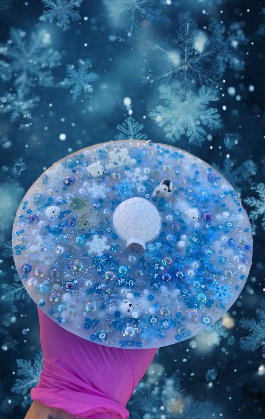 XL Polar Plunge Pick Pad, Picky Pad, Silicone Picky Pad, Skin Picking ...