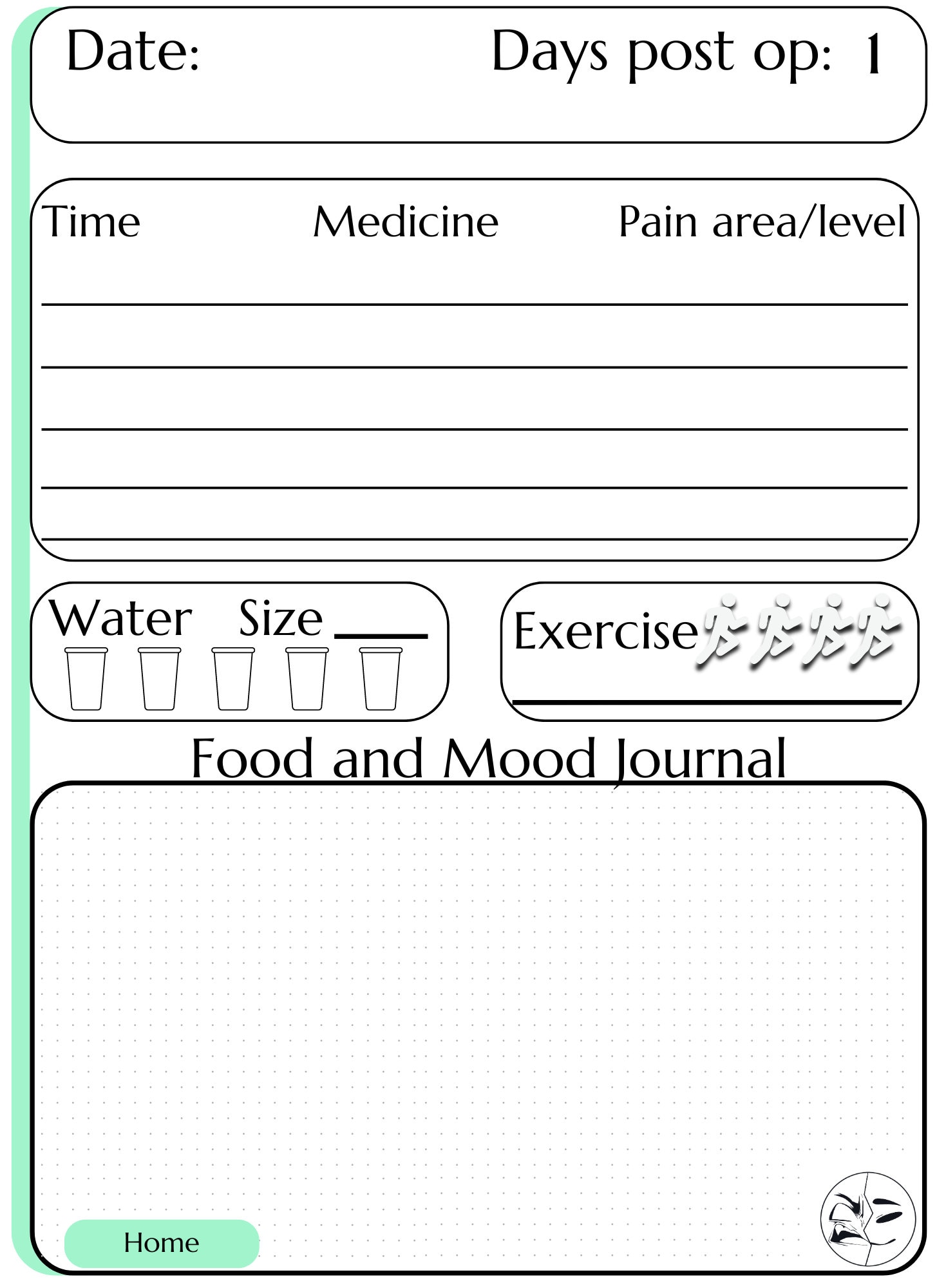 Post-op Journal Digital Download - Etsy