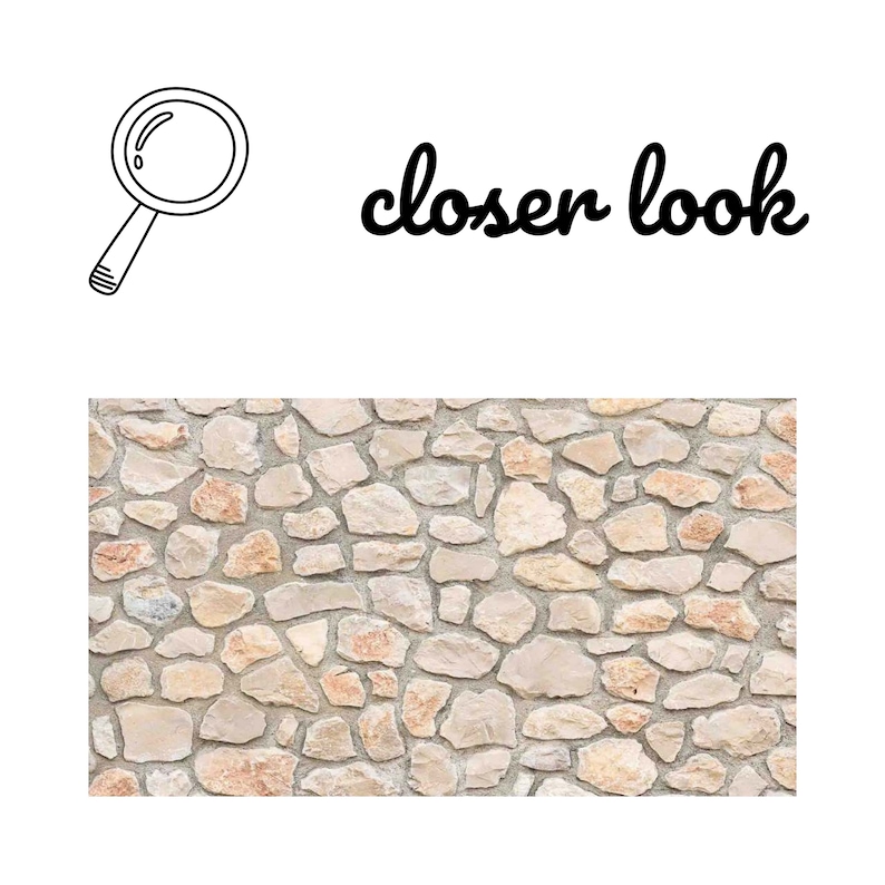 White Stone Look Wallpaper, Peel and Stick Stone Texture Modern Wall ...