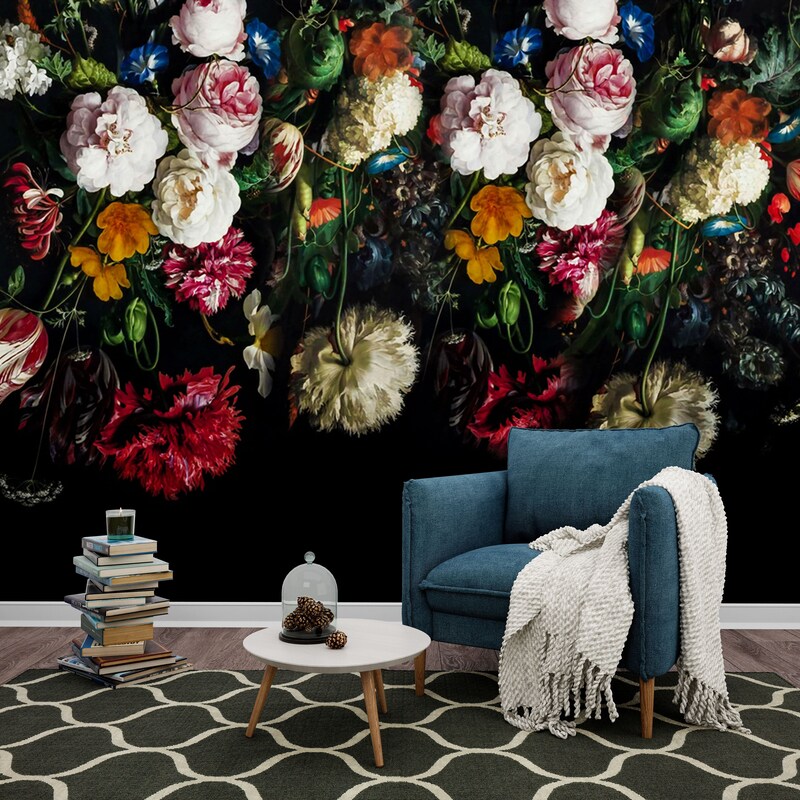 Floral Wallpaper - Etsy UK