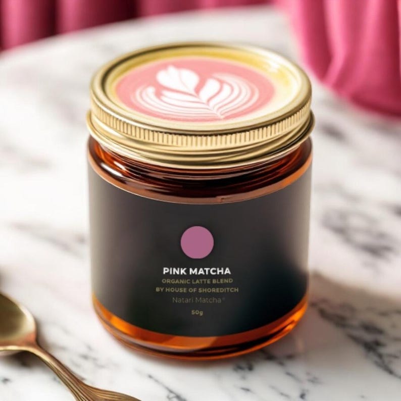 Organic Pink Matcha - 50g - Natarī® ナタリーマッチャ Pink Matcha - Japanese ...