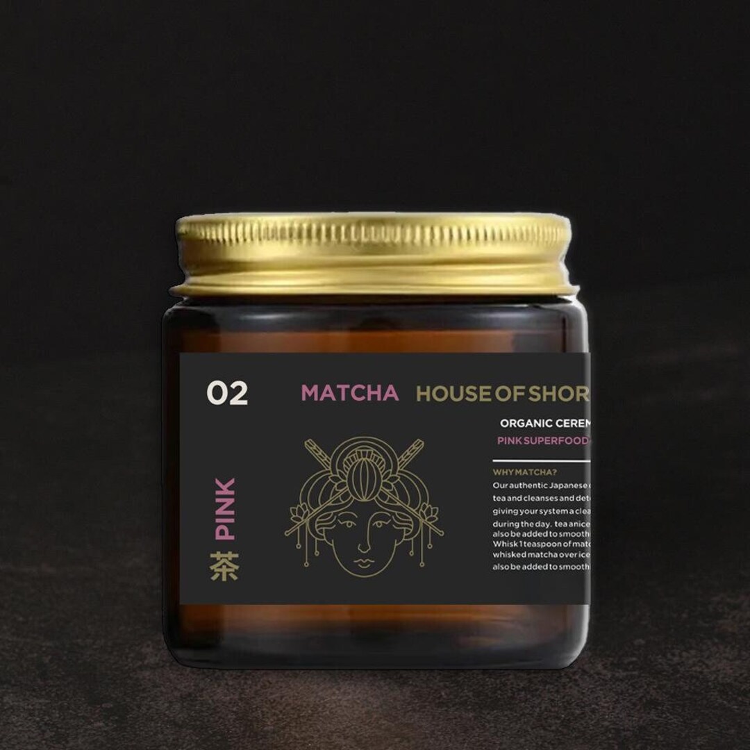 Organic Pink Matcha 50g Japanese Ceremonial Matcha, Blackberry ...