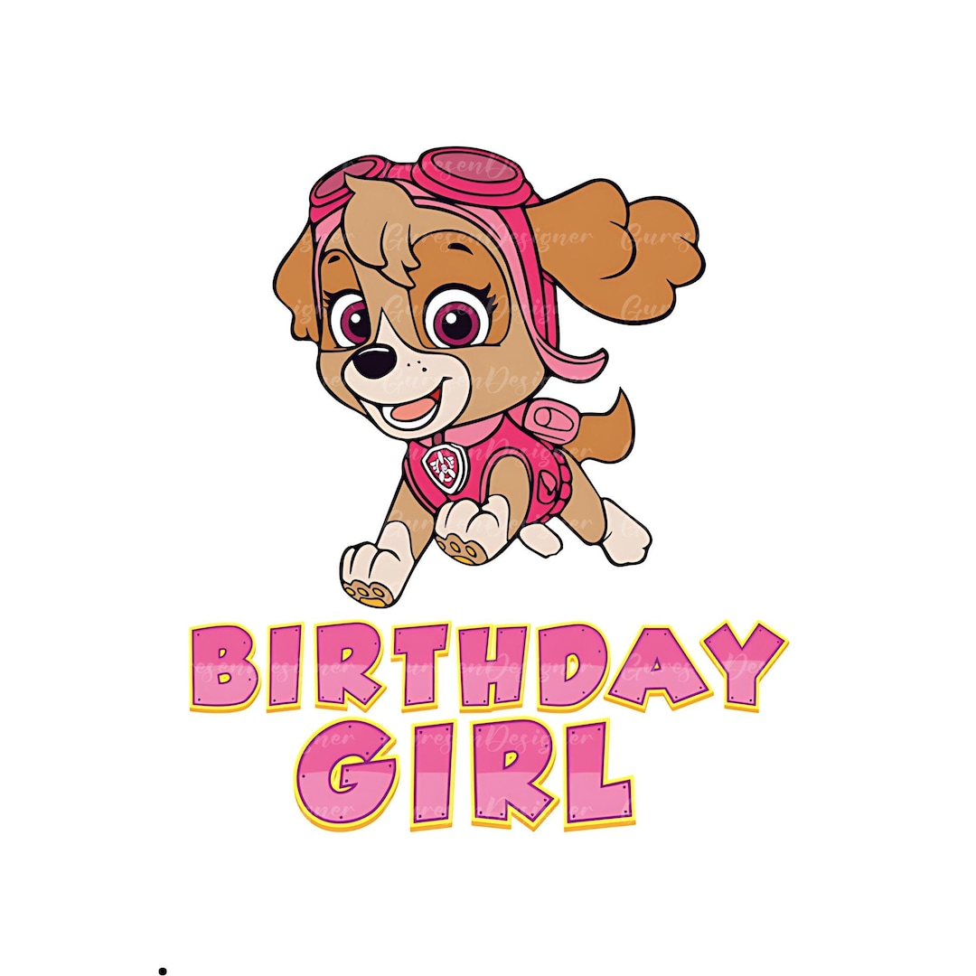 Family Paw Patrol Skye Birthday Png, Paw Patrol Birthday Design, Patrol ...