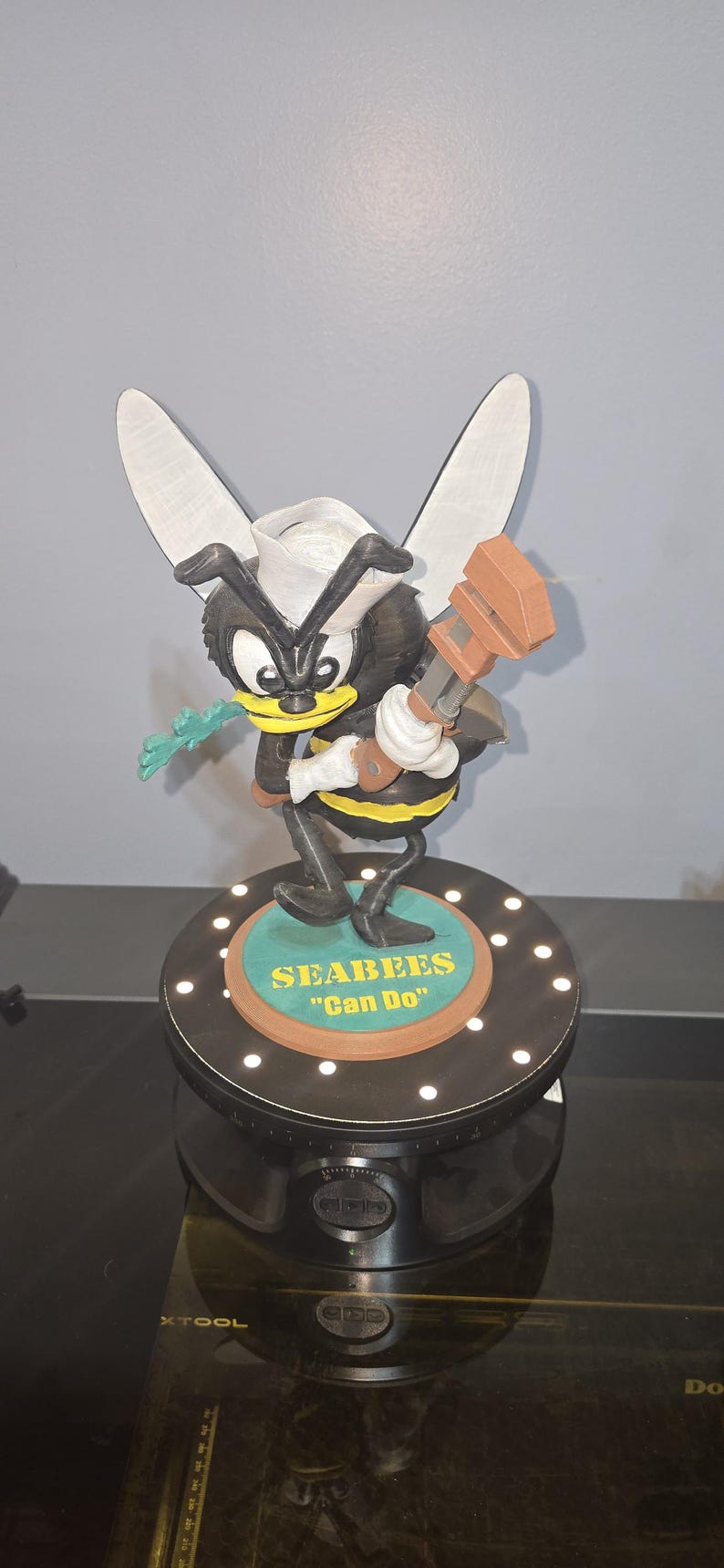 Navy Seabee 3D Paintable Model. the One in the Video is Painted to ...